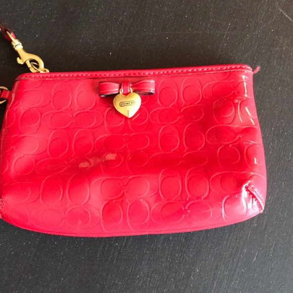 Coach | Bags | Coach Heart Wristlet | Poshmark